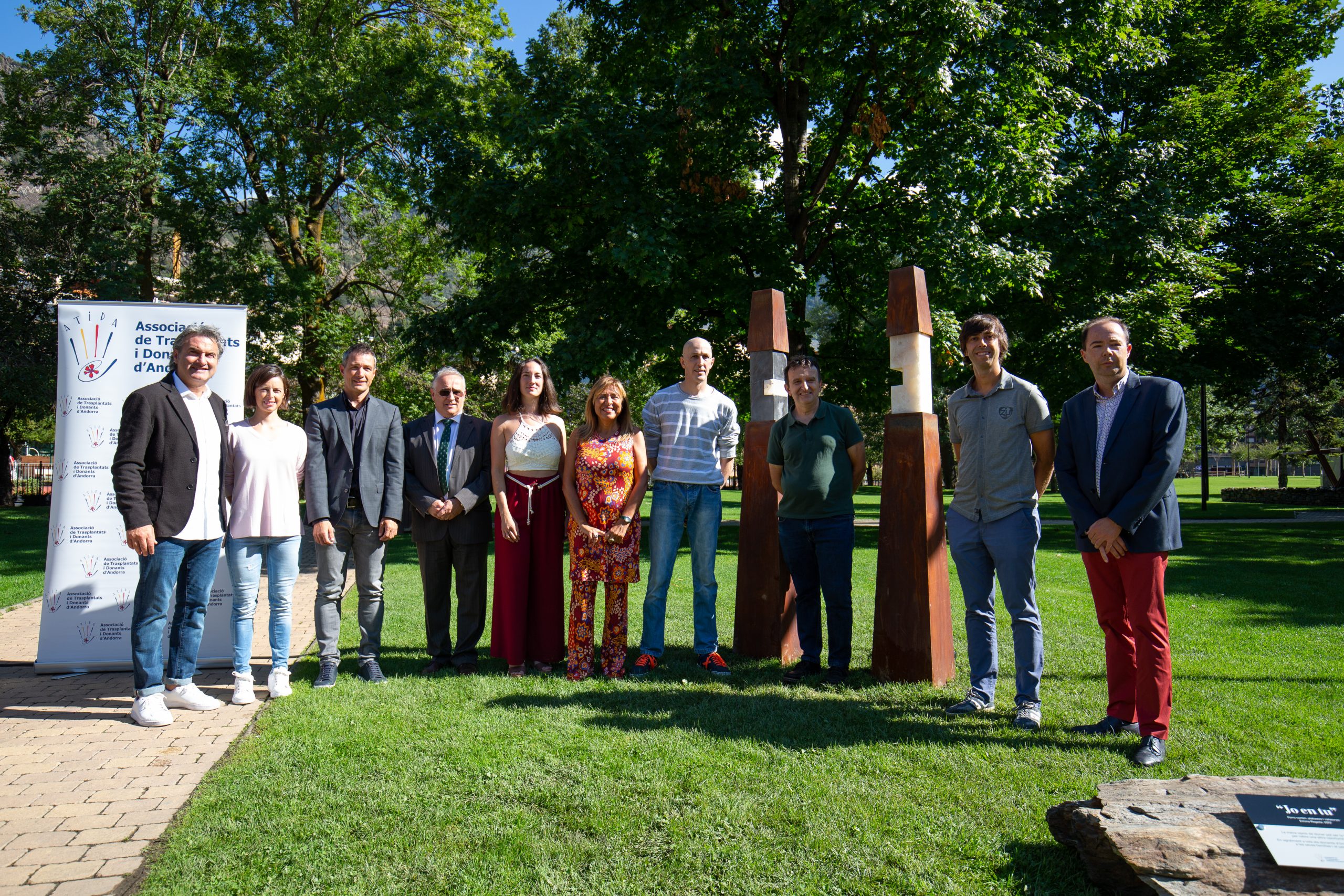 ATIDA inaugura l’escultura “Jo en tu” al Parc Central - ATIDA